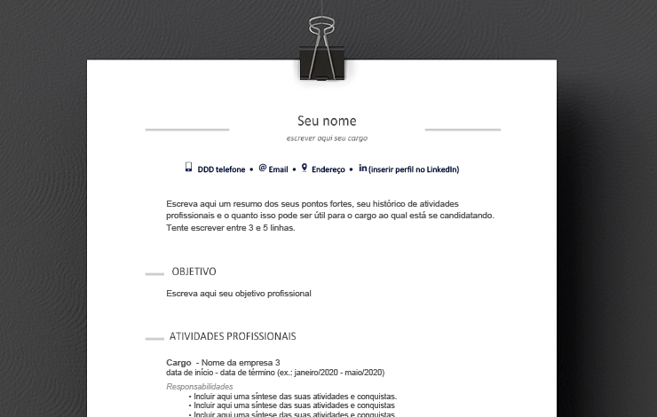 Exemplo De Curriculo Para Tecnico Em Radiologia – Novo Exemplo Exemplo De Curriculo Para Tecnico Em Radiologia – Novo Exemplo